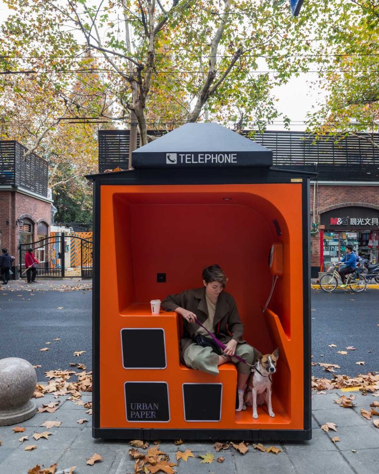 ORANGE PHONE BOOTH - 100architects