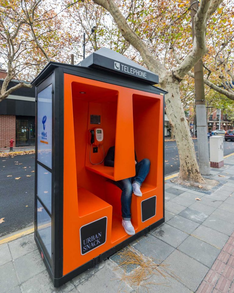 ORANGE PHONE BOOTH - 100architects