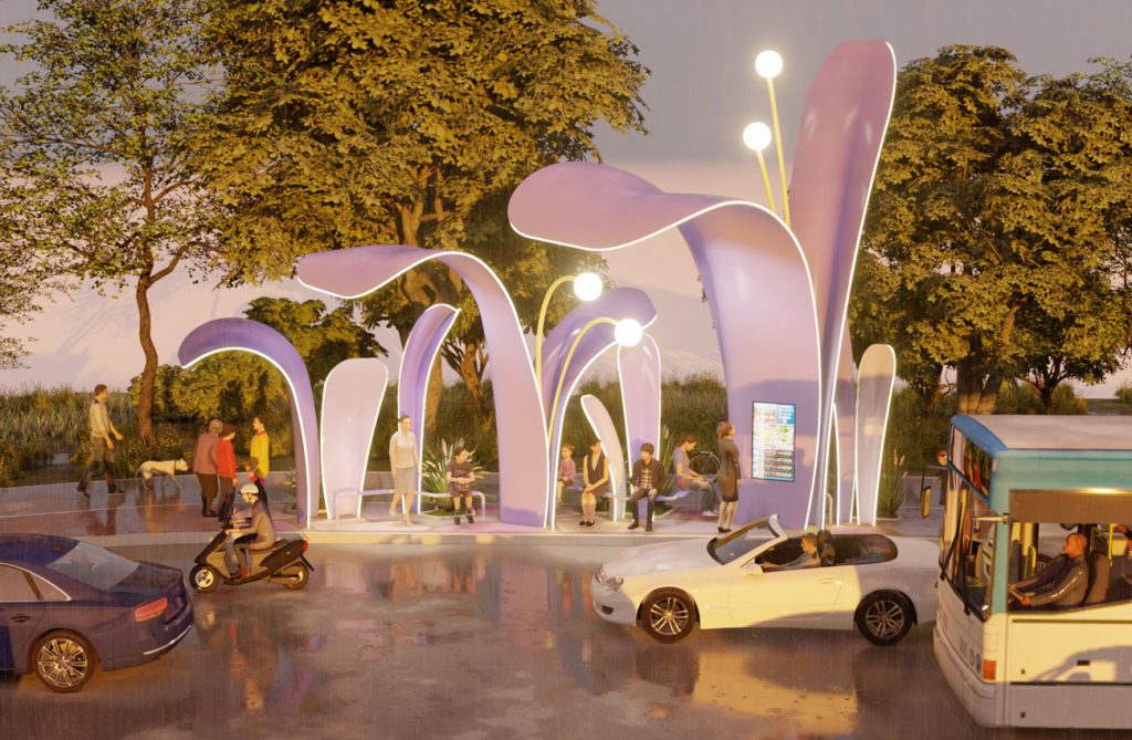 AZALEA ECO-BUS STOP - 100architects