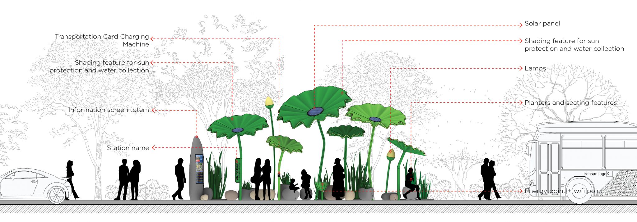 LOTUS ECO-BUS STOP - 100architects