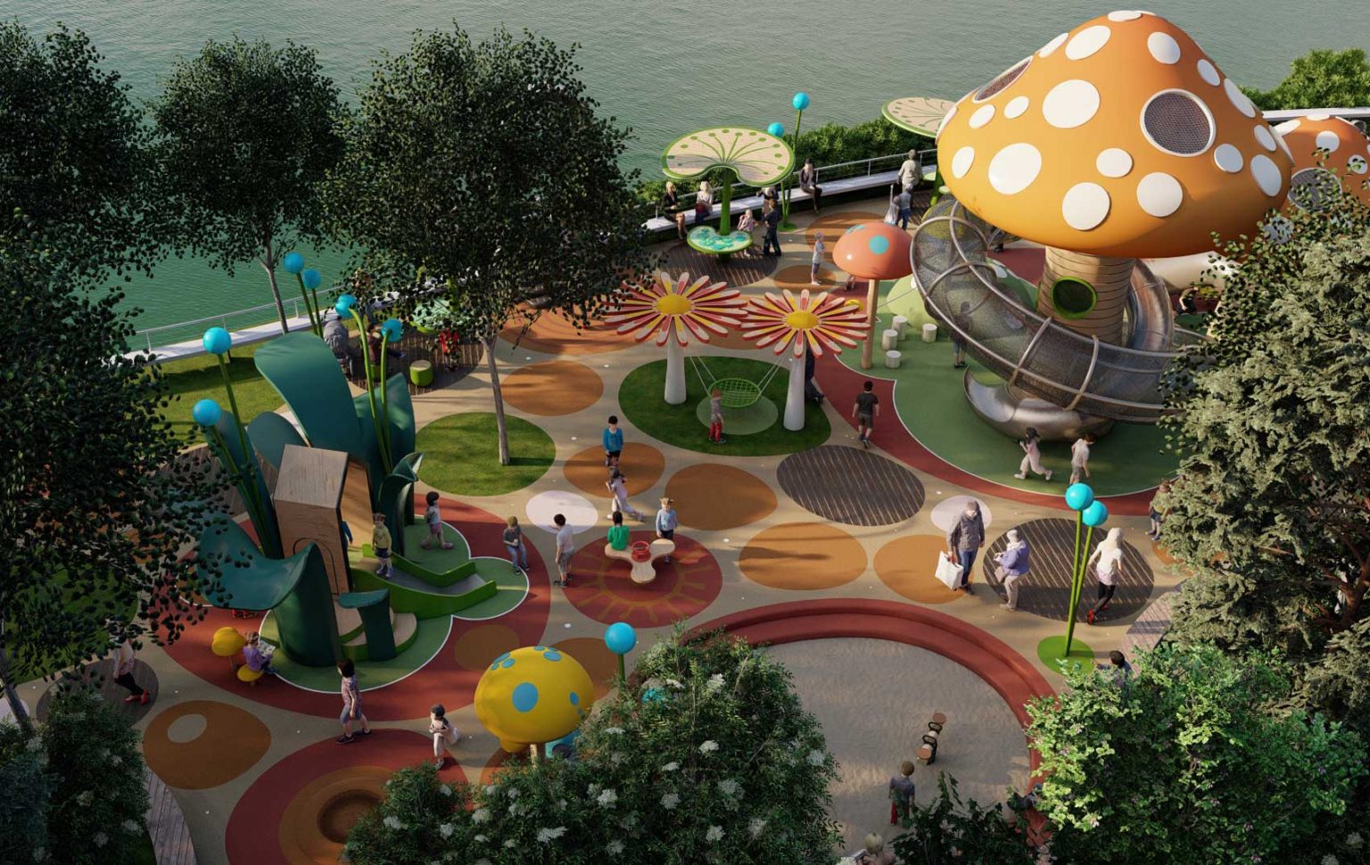 MUSHROOMS FOREST - 100architects
