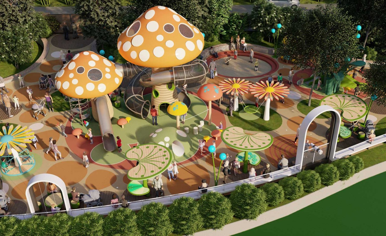 MUSHROOMS FOREST - 100architects